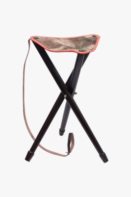 Folding Hunting,Shooting,Hiking,Fishing Stool Made Of Wood And Leather ...