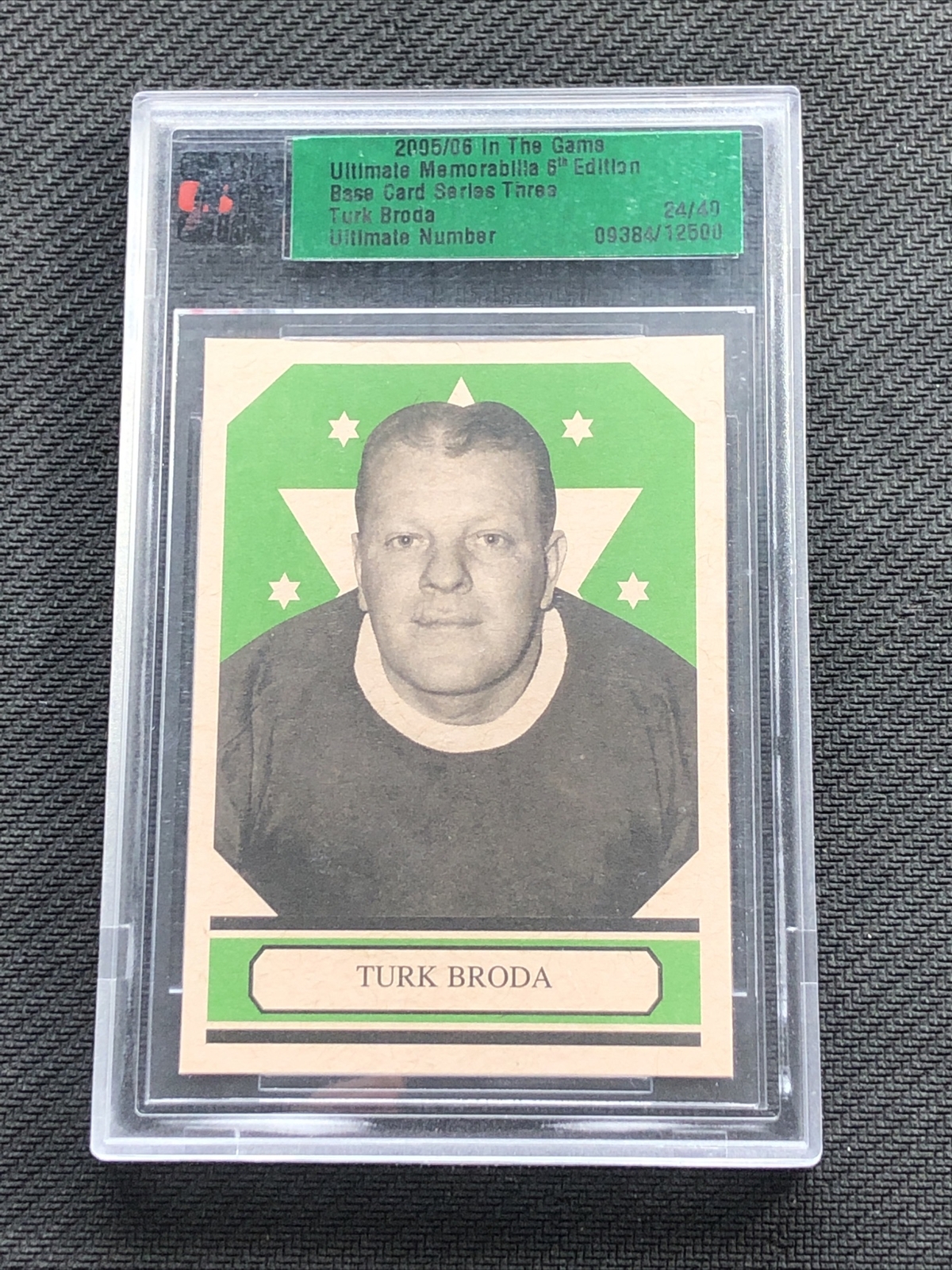 2005-06 ITG ULTIMATE MEMORABILIA TURK BRODA BASE SERIES THREE #ed 24/40 ...