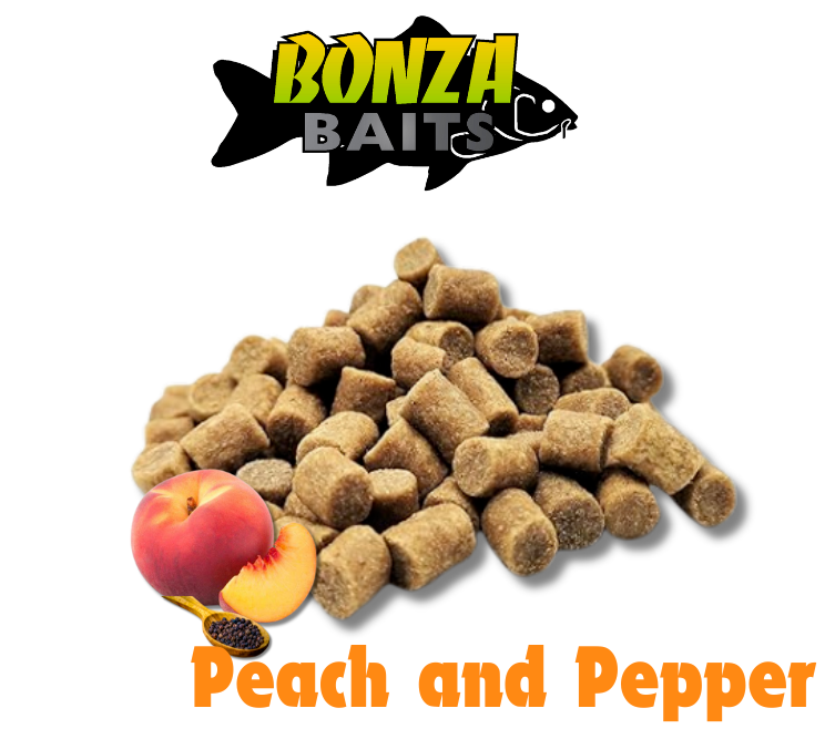 Sticky Baits Peach And Pepper Pop Ups 12mm -or 16mm or Wafters & BB ...
