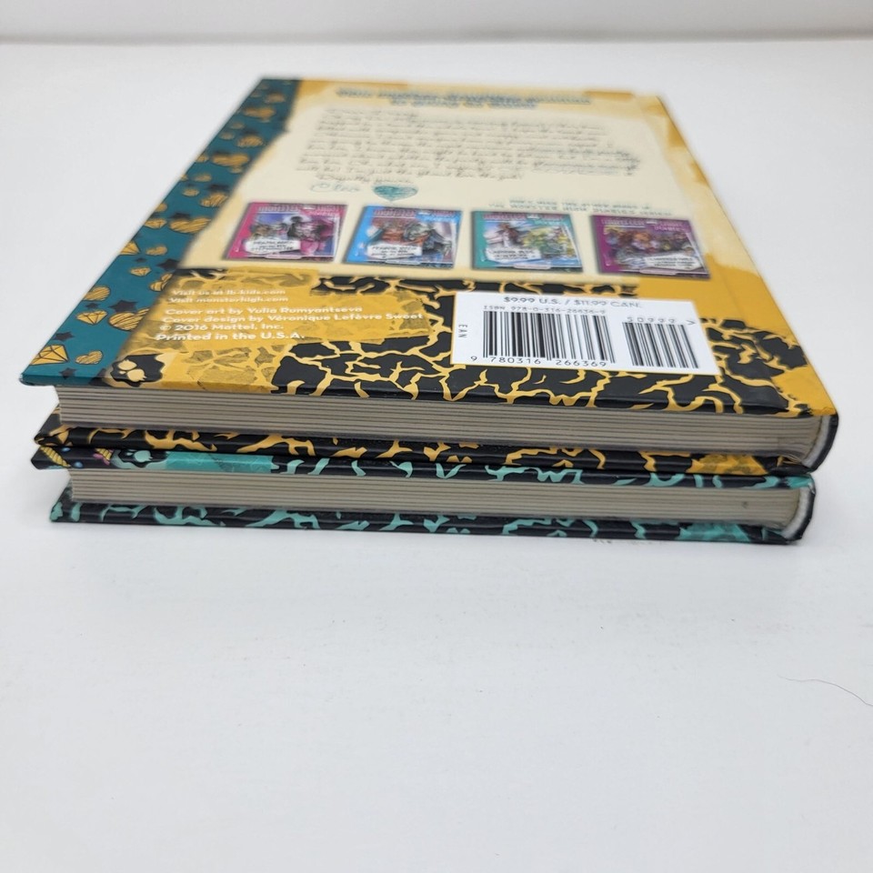 New Lot of 2 Monster High Books 2 Diaries Laguna Blue & Cleo De Nile ...
