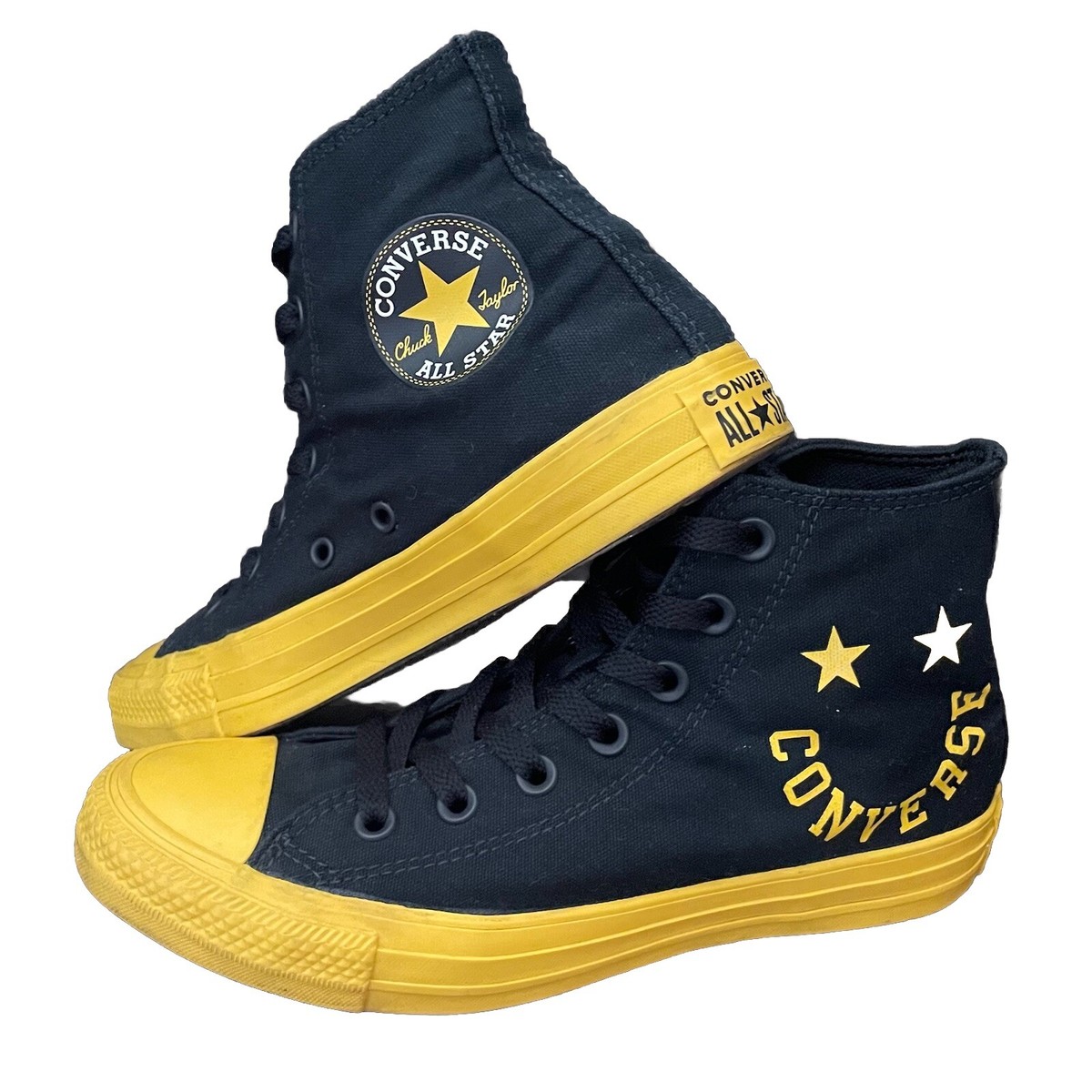 Blue Converse With Face