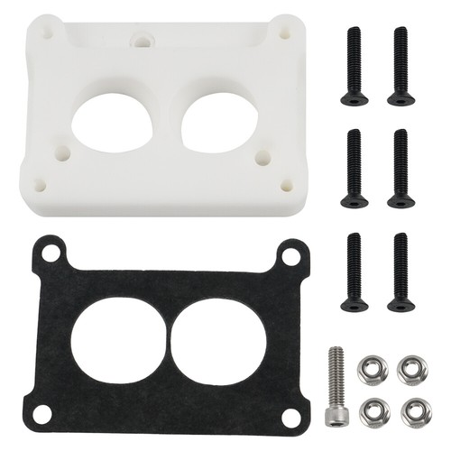 TBI Adapter 2 Barrel 4412 350 500 CFM to TBI Intake 1.75 For Chevy For ...