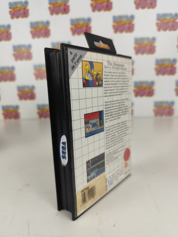 The Simpsons Bart Vs Space Mutants Tec Toy Sega Master System 2 Mega ...