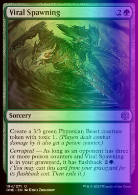 MTG Viral Spawning (194/530) Phyrexia All Will Be One NM FOIL | eBay