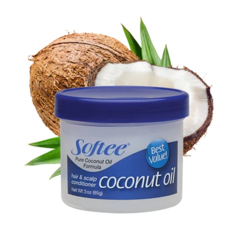 Softee Coconut Oil Hair & Scalp Conditioner, 3oz. (85g) (Pack of 2) | eBay