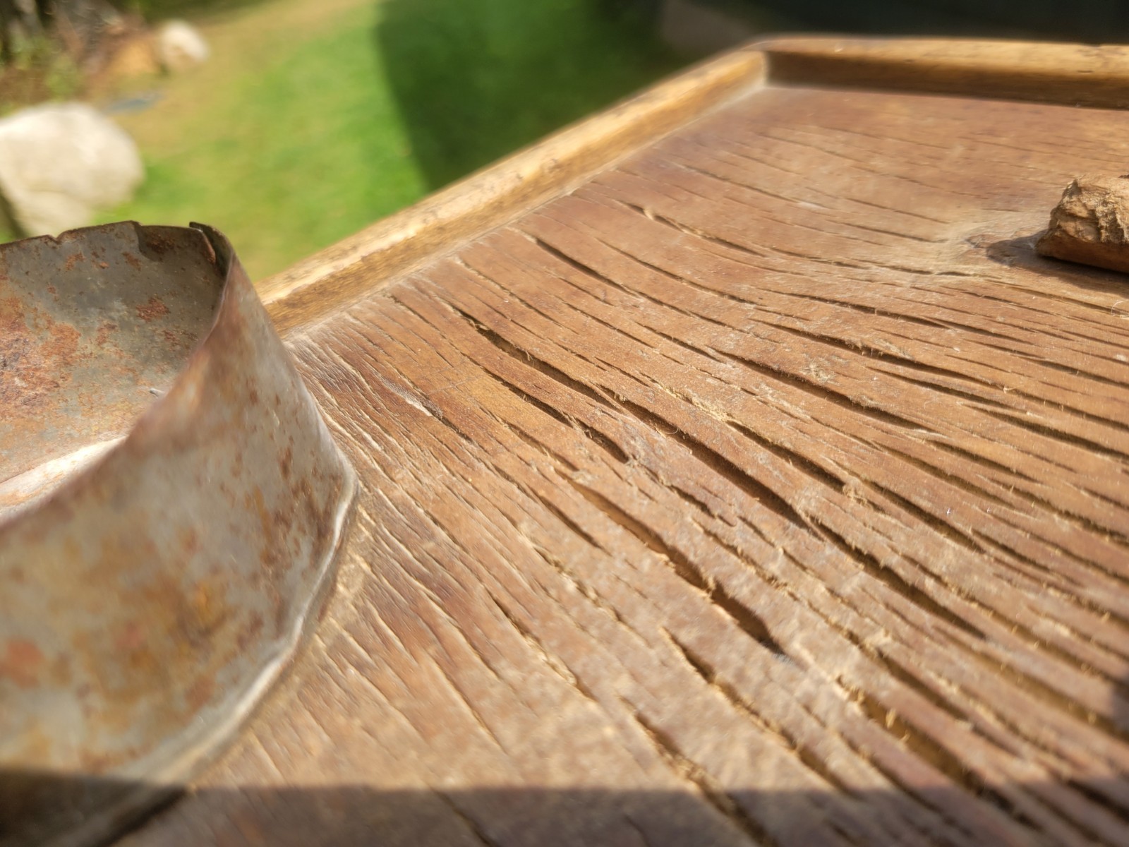 Antique 19thC Primitive Scouring Board Scrub Box Folk Art Object Treen ...