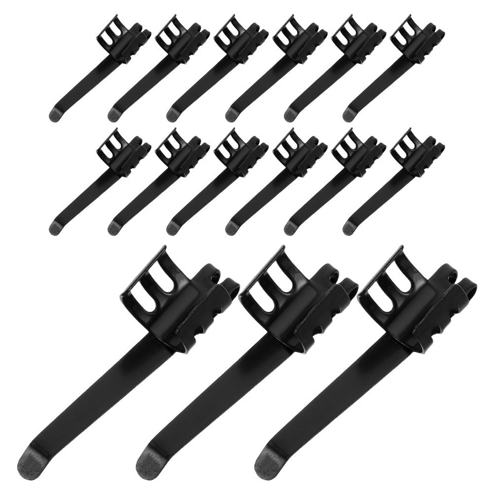 20 Pcs Flashlight Clip Set Pocket Clips Replacement Buckle Belt Holder ...