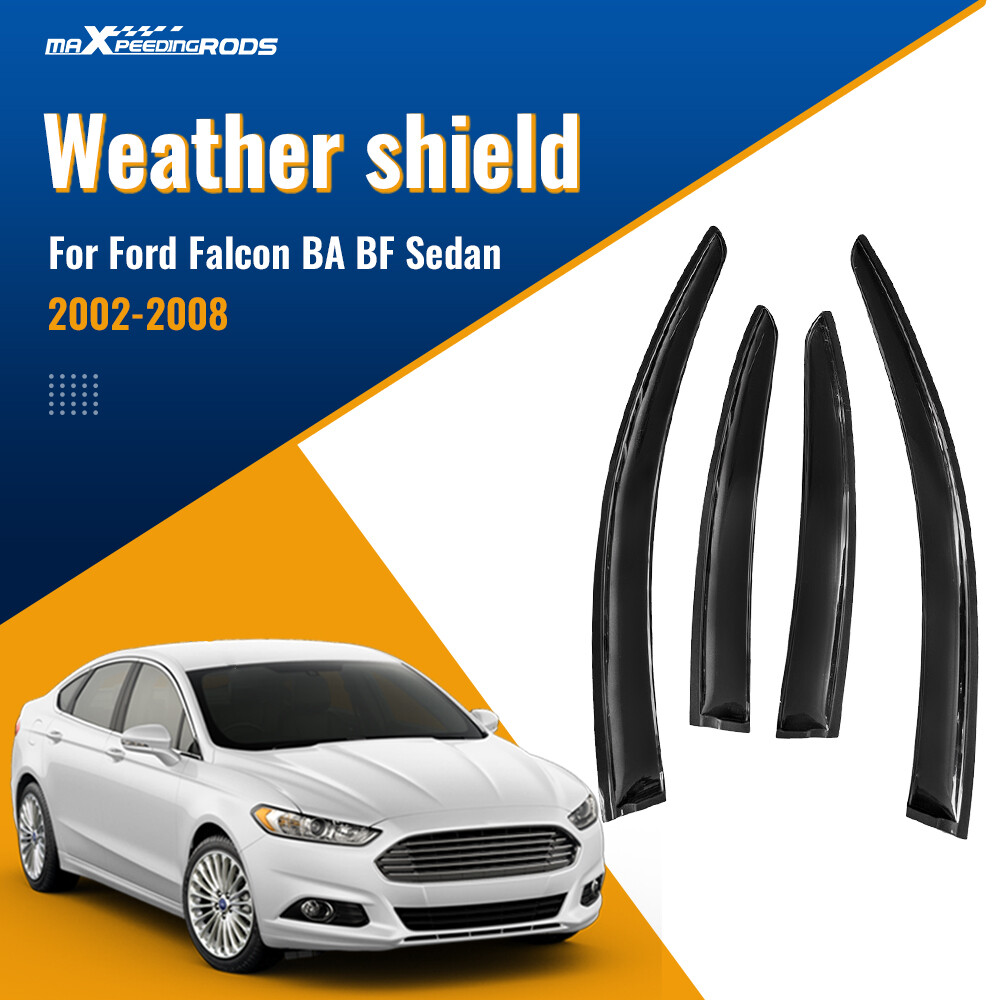 Set of 4 Weathershields for Ford Falcon BA BF 2002-08 Weather shield ...