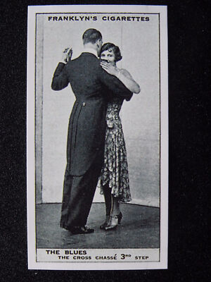 No.32 THE BLUES - THE CROSS CHASSE Modern Dance Steps REPRO by F. Davey ...