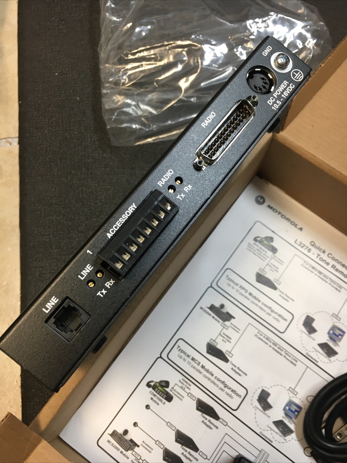 Motorola L3276 Tone Remote Adapter - Black (L3276AC) for sale online | eBay