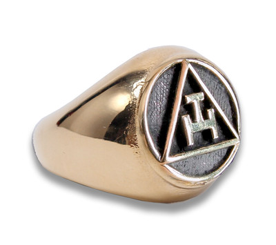 Steel Masonic rings ebay. Gold Tone Royal Arch Freemasons Round Triple ...