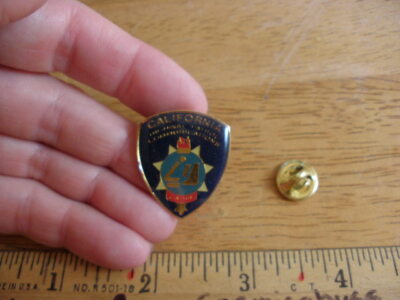 California Highway Patrol CHP Communications 1984 pin tie tac unique ...