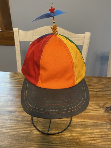 Vintage Interstellar Propeller Hat Cap Multicolor Adult Large Monkey | eBay