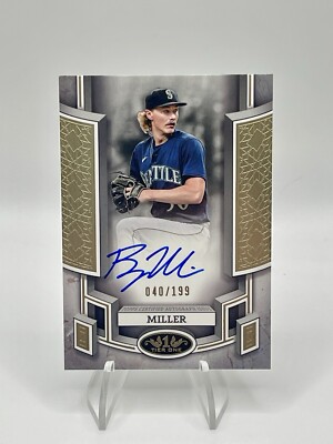 2024 Tier One Bryce Miller Auto 40/199 Topps Break Out Autograph ...