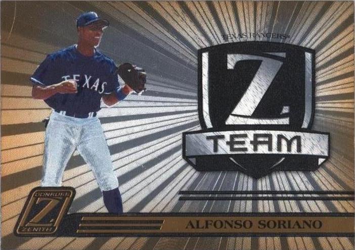 2005 Donruss Zenith - Z-Team Alfonso Soriano #ZT-8 Gold /100 for sale online | eBay