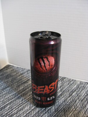Monster EMPTY Can - 12 oz. HARD Beast Unleashed - Scary Berries - 2023 ...