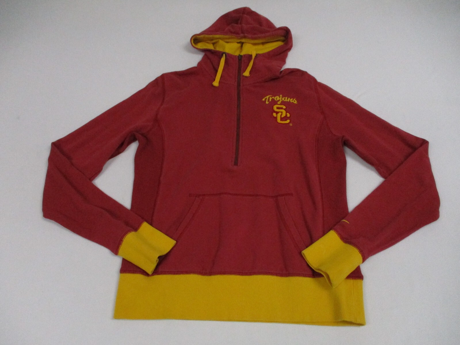 Nike USC Trojans Sweater Women's Size Large Red Long Sleeve Swoosh ...