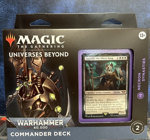 MTG Necron Dynasties Commander Deck Warhammer 40k Magic the Gathering ...
