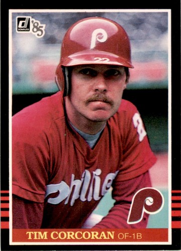1985 Donruss Baseball Tim Corcoran . Philadelphia Phillies #381. | eBay