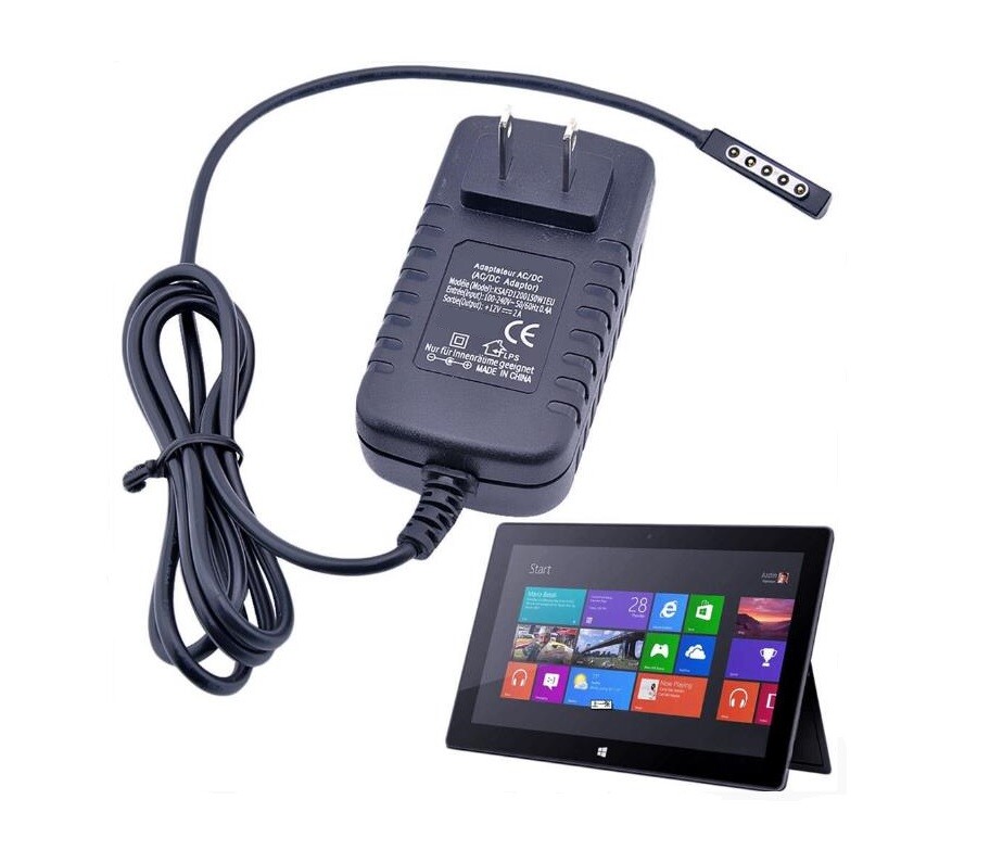 12V AC Charger Cord for Microsoft Surface RT Pro 2 Pro 1 Tablet 1512 ...