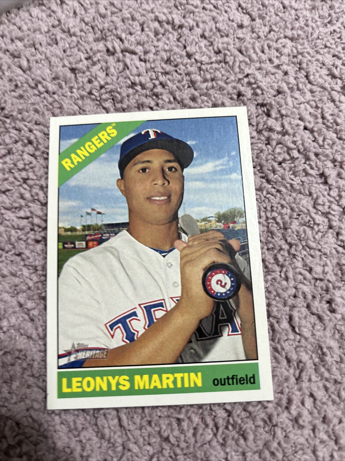 2015 Topps Heritage High Number #609 Leonys Martin Texas Rangers | eBay