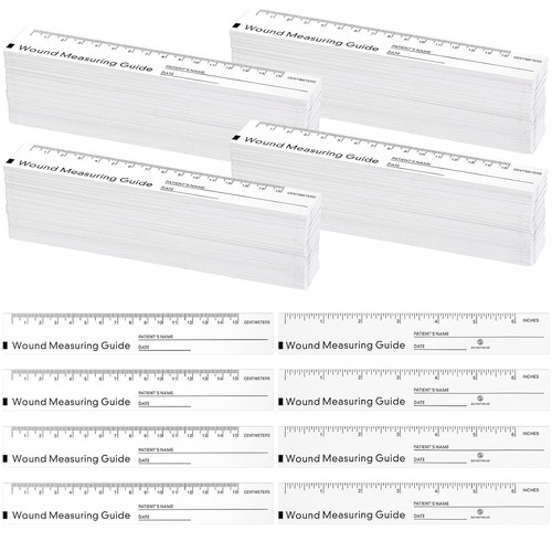 100 Pcs 6 Inch Disposable Wound Measuring Tape for Nurses | eBay