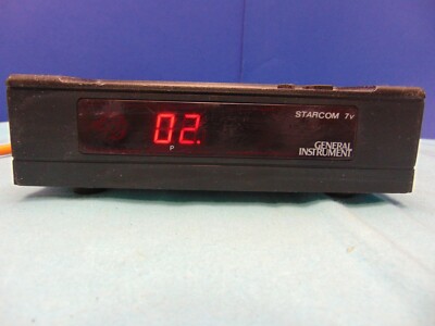 General Instruments TV Converter Jerrold Starcom 7v DQNV7-30C | eBay