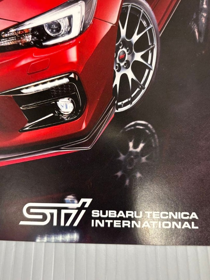 [Import duties included] Subaru WRX S4 STI Accessories Catalog 4-Book ...