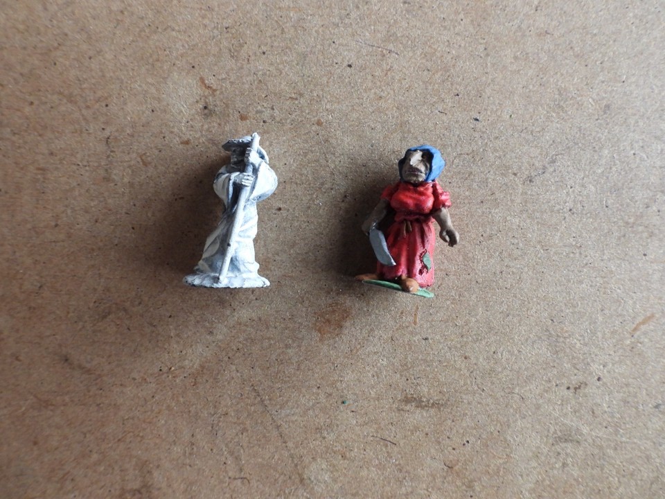 vintage Citadel Warhammer preslotta fantasy figures CO3 Cleric & female ...