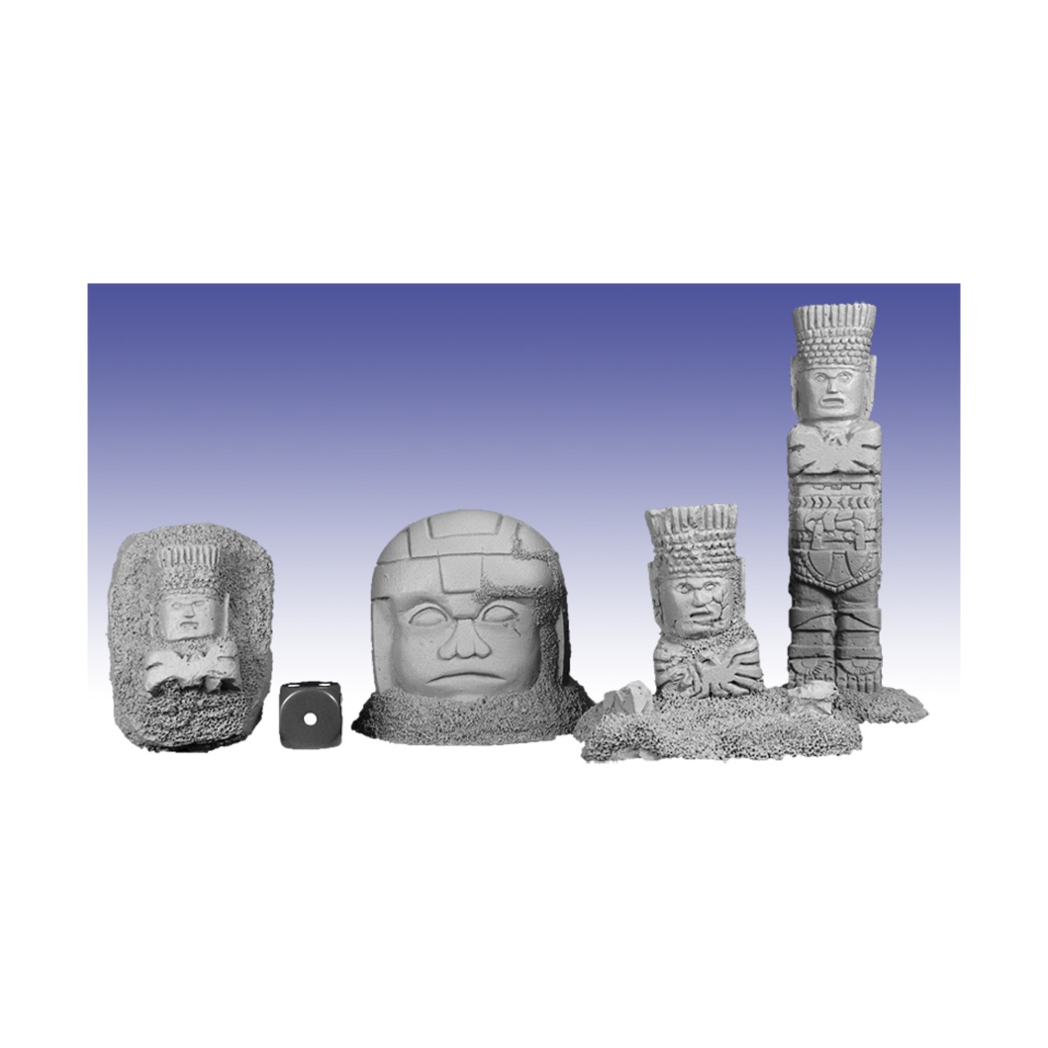 Scotia Grendel Historical Mini Resin 25mm Olmec Ruins Pack New | eBay