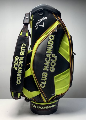 Callaway Club Macanudo Cigar Golf Staff Bag Yellow 6-Way Divide Strap ...