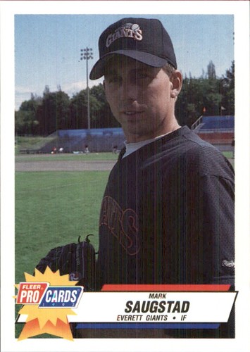 Mark Saugstad 1993 Fleer ProCards #3767 RC Everett Giants *AutographDen ...