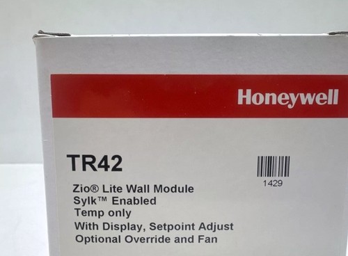 Honeywell TR42 Zio Lite Wall Module Sylk Enabled Temp Only with Display ...