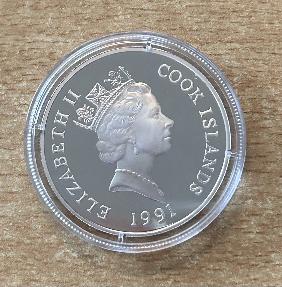 50 Dollars 1991 Cook Islands 925 Silver PP Animal World | eBay