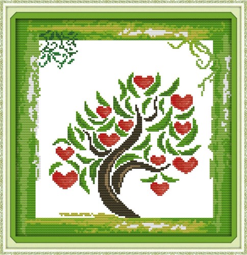 Cross Stitch Kits Patterns Counted Aida Fabric Home Decor Designs DMC ...