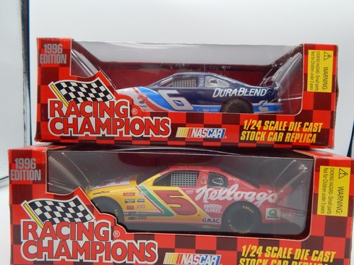 1:24 ACTION NASCAR DIECAST Racing Champions LOT OF 2 CARS #6 & #5 ...