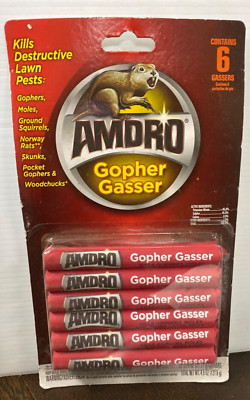 New Gopher Poison Gopher Gasser, (1 Pack) 6 Gassers, 0.75 oz, | eBay