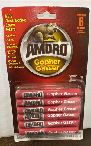 New Gopher Poison Gopher Gasser, (1 Pack) 6 Gassers, 0.75 oz, | eBay