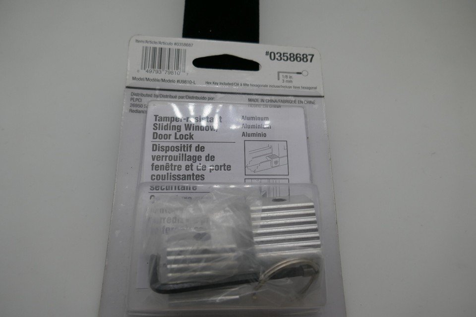 2 Gatehouse Tamper Resistant Aluminum Sliding Window Locks - 0358687 ...