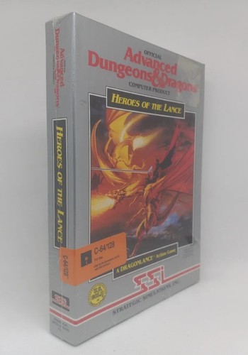 Commodore 64/128 - Advanced Dungeons & Dragons Heroes of the Lance New ...