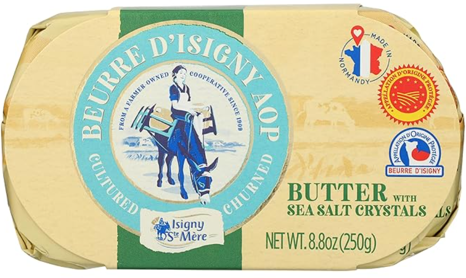 Beurre D'Isigny AOP French Butter with Sea Salt Crystals | eBay