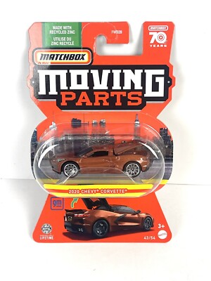 2023 Matchbox Moving Parts 2020 Chevy Corvette C8 Copper Caffeine ...