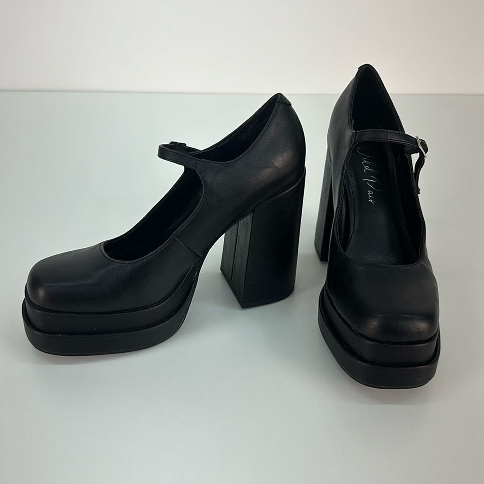 Wild Pair Double Platform Pumps Womens Octavia Mary Jane Size 6.5 | eBay