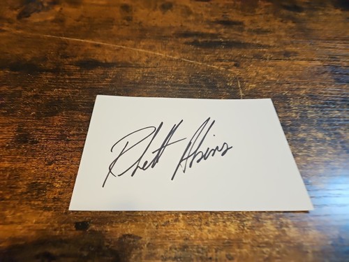 country singer RHETT AKINS signed AUTOGRAPH 4 X 6 Index Card | eBay