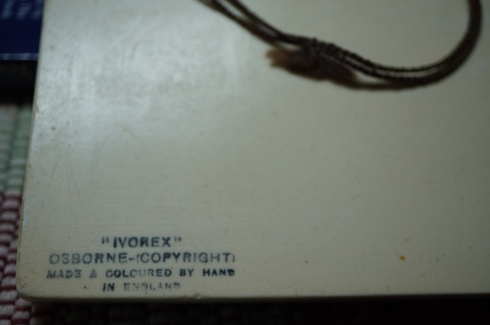 VINTAGE OSBORNE HAND PAINTED IVOREX TOWER OF LONDON PLAQUE #44 | eBay