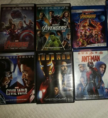 Marvel DVD Lot- 6 Movies 786936846690| eBay