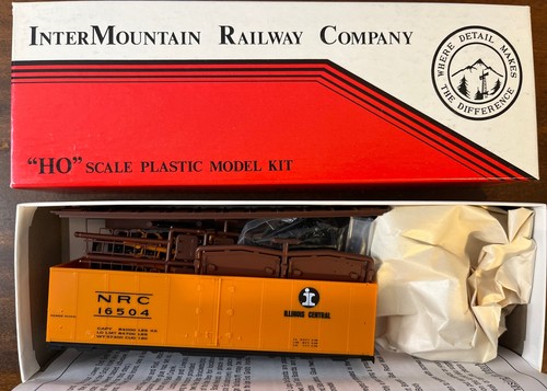 HO Scale InterMountain Kit 40507-09 Illinois Central Ice Bunker NRC ...