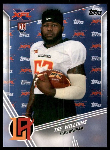 Tre' Williams 2020 Topps Xfl #155 131408 Football Card | eBay