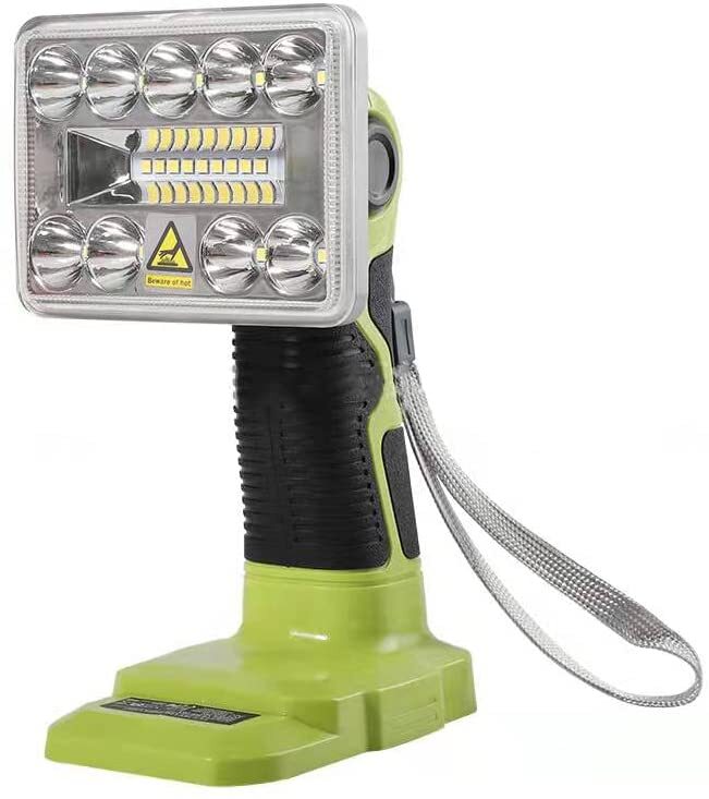 LED Work Lights Flashlight Electric Torch Spotlight Lamp For RYOBI ...