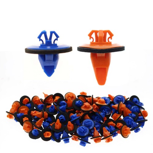 100x Orange & Blue 75395-35070 for Toyota 4Runner Sequoia Trim Moulding ...